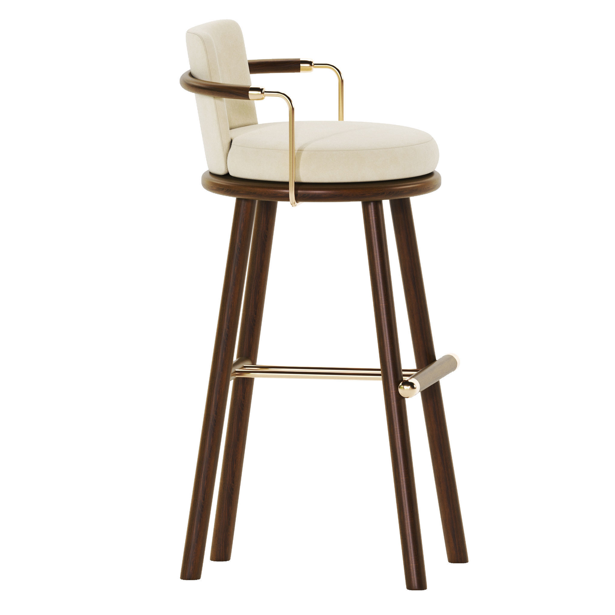 BAR CHAIR DARLA 3D model | CGTrader