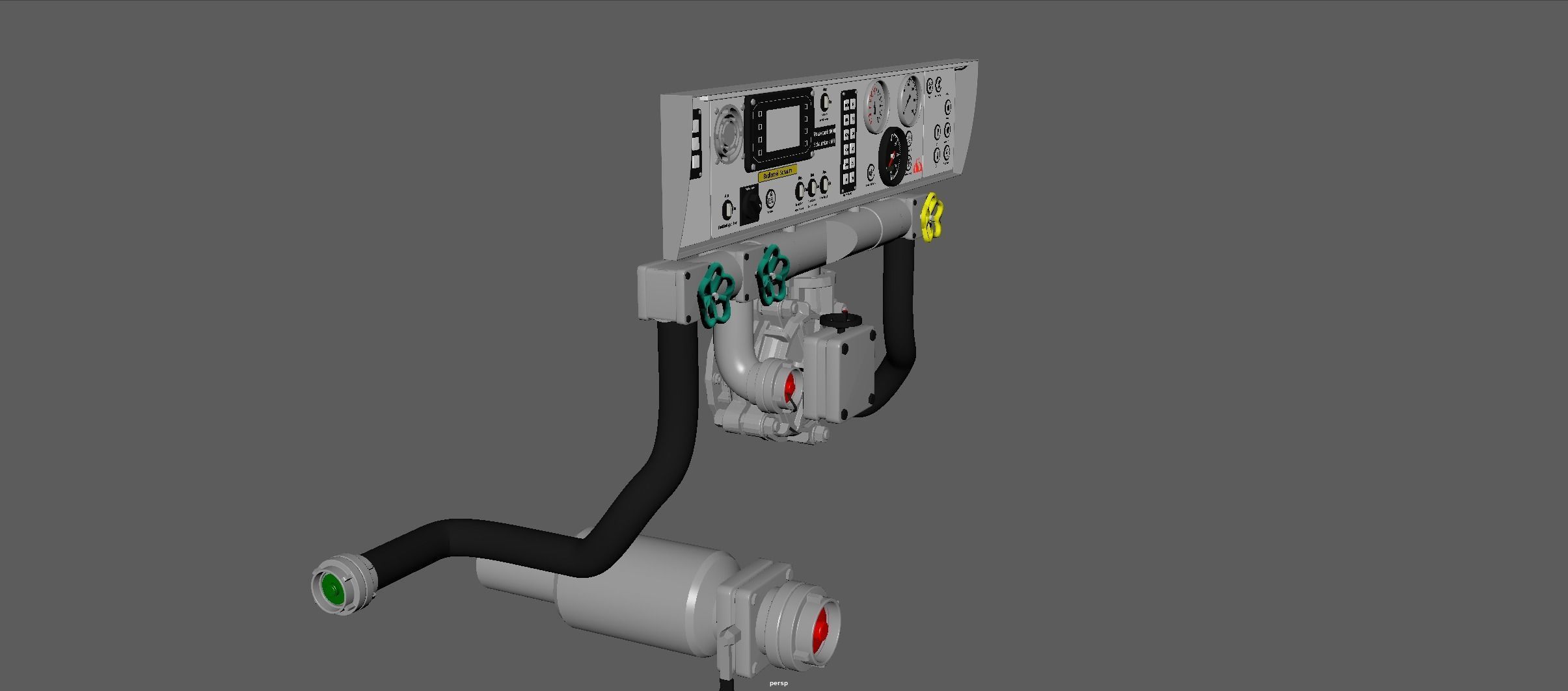 Fire Pump 3D model | CGTrader