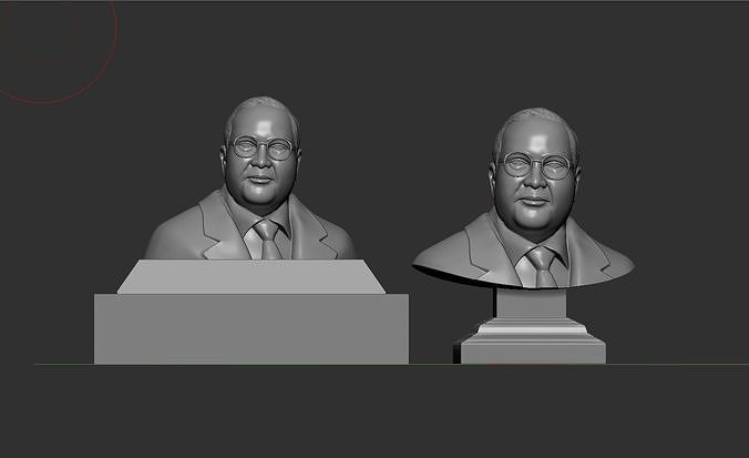 Dr BR Ambedkar 3D model 3D printable | CGTrader