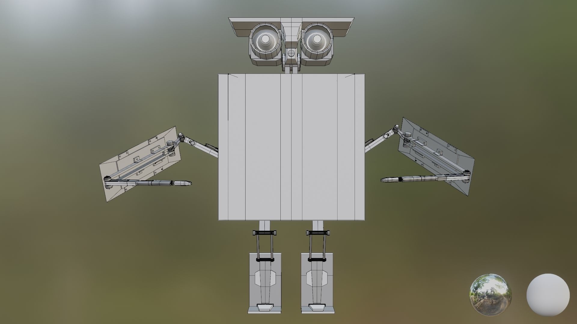 3D model Cube Robot VR / AR / low-poly | CGTrader