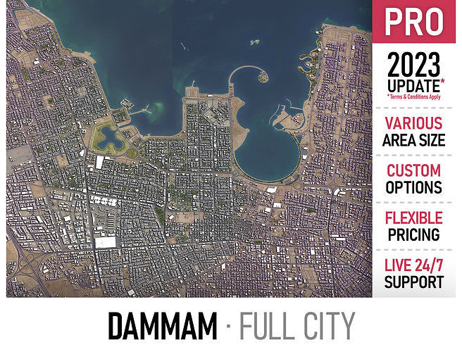 3D model Dammam VR / AR / low-poly | CGTrader