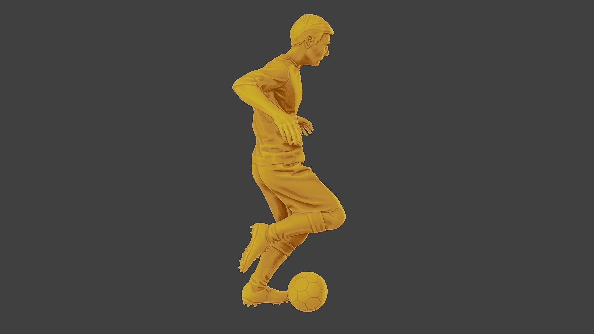 Soccer Player SP 005 3D model 3D printable | CGTrader