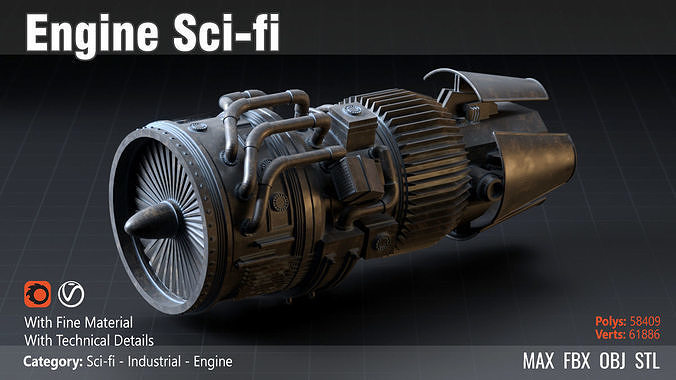 Futuristic Spacecraft Engines
