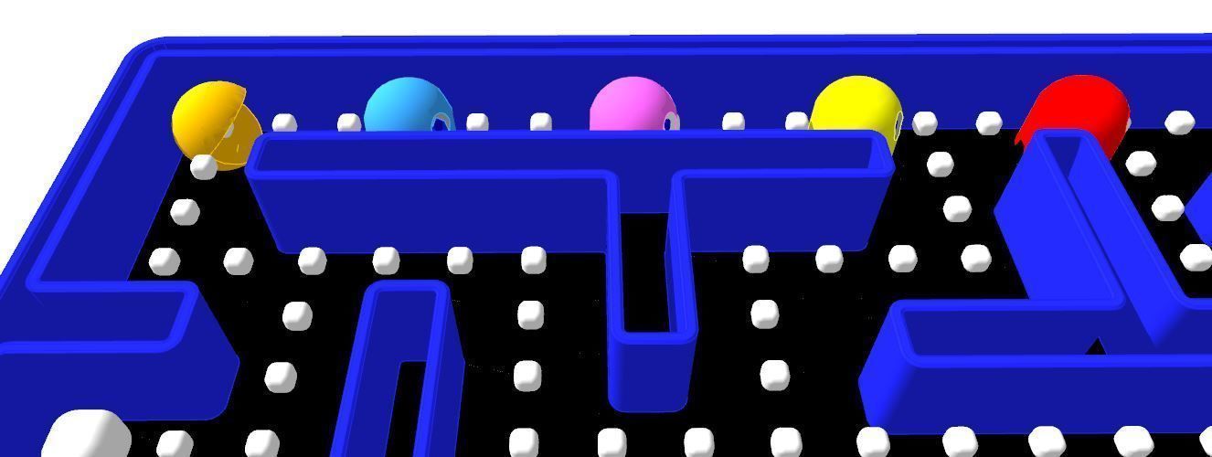 PAC MAN 3D 3D model | CGTrader