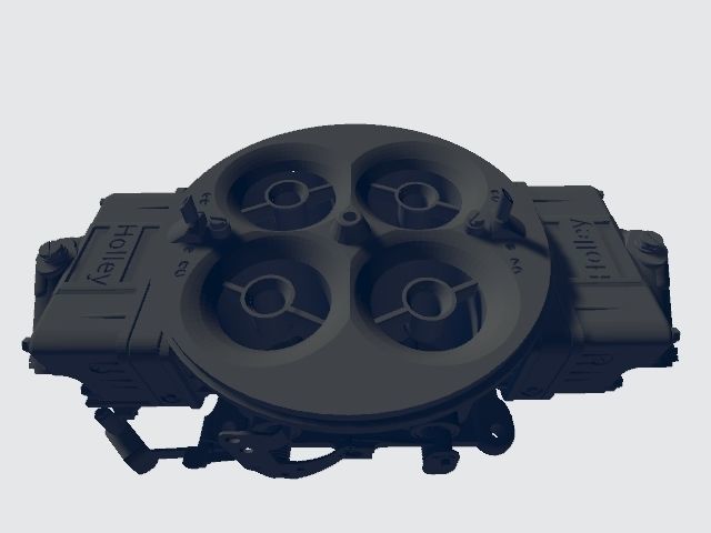 Holley Dominator Carburetor 4500 1st Generation 3D model 3D printable ...