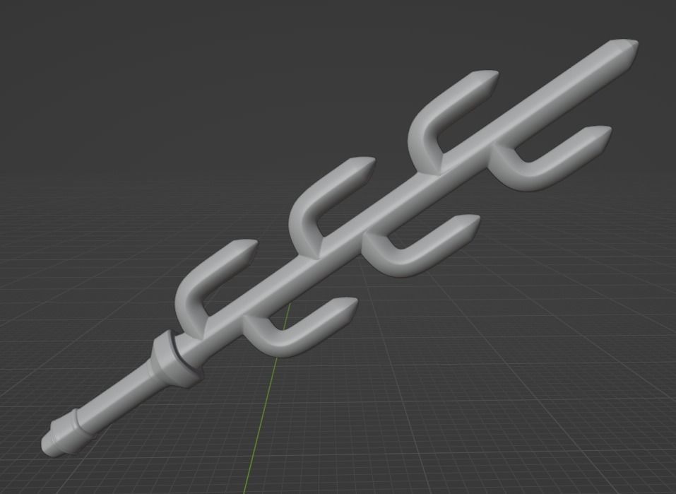 Chiljido - Korean Seven Branch Sword free 3D model 3D printable | CGTrader