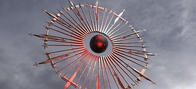 Golden Angel Vortex ring 3 3D model | CGTrader