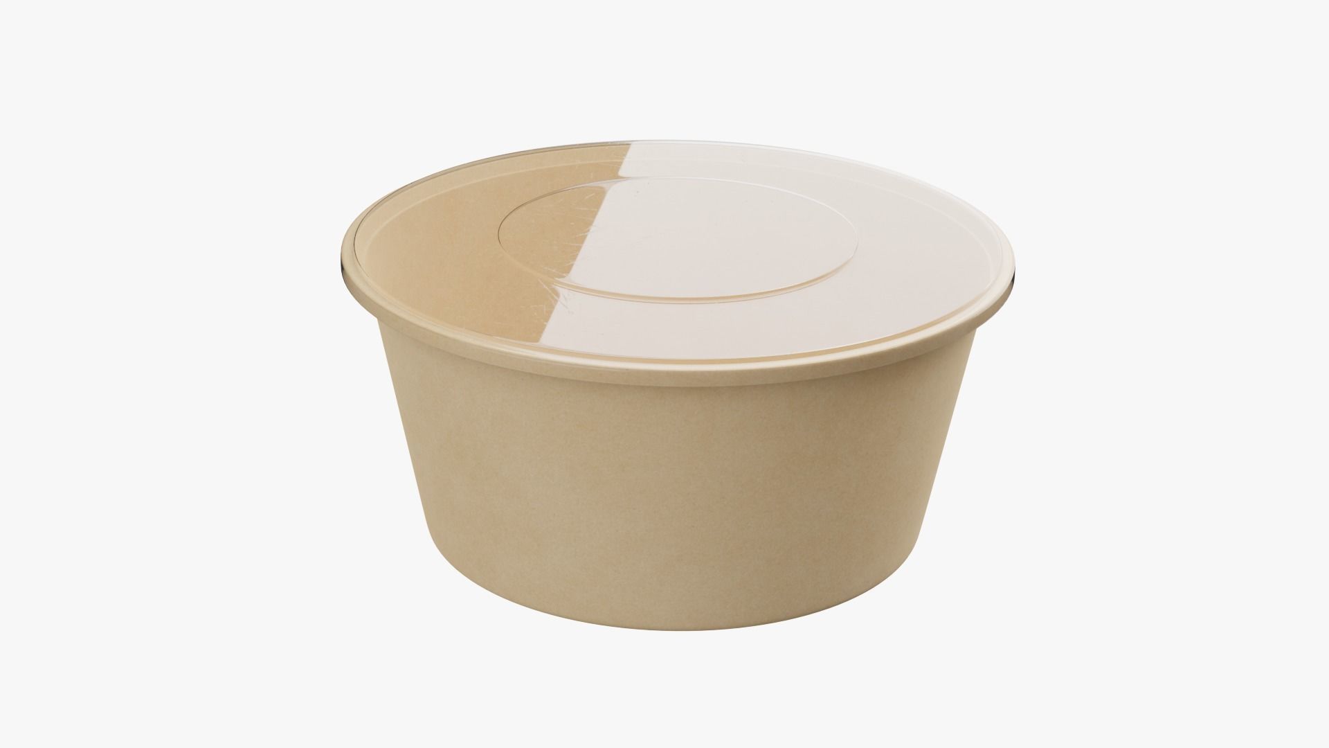 3D model Round Meal prep Container VR / AR / low-poly | CGTrader