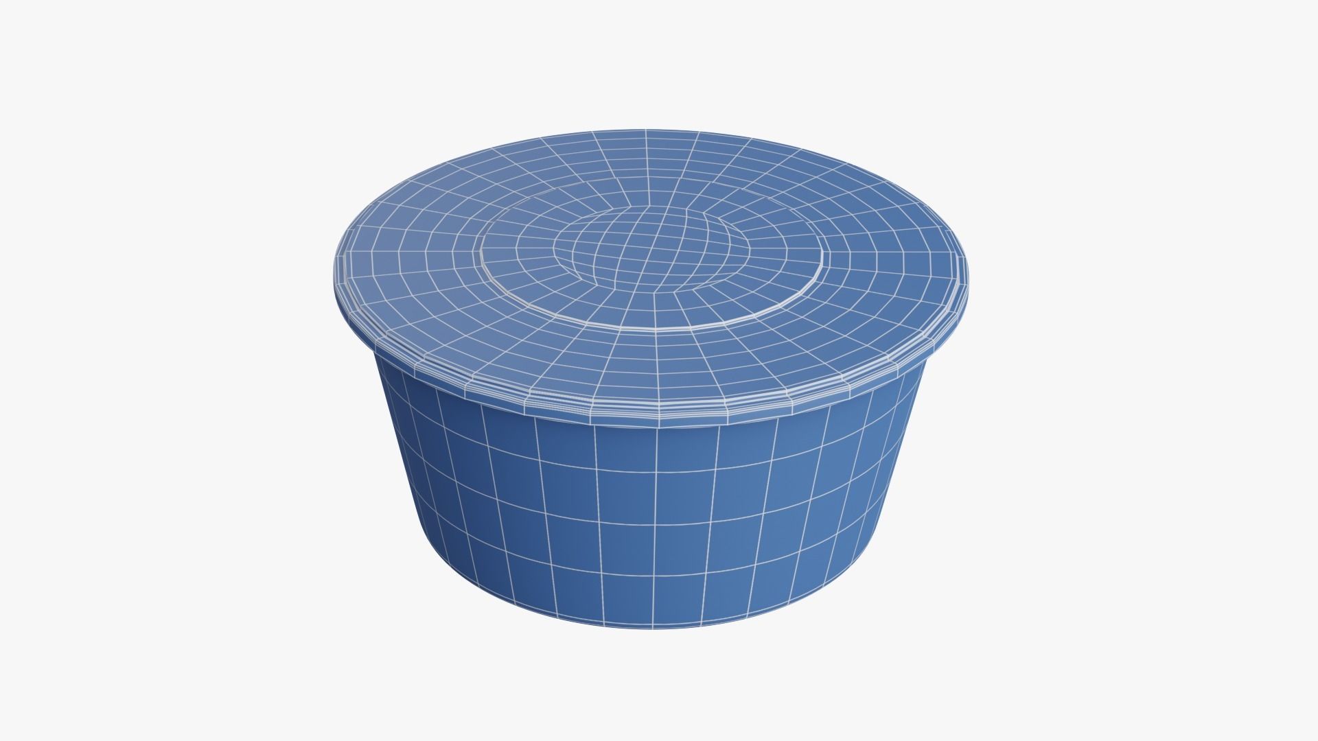 3D model Round Meal prep Container VR / AR / low-poly | CGTrader