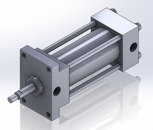 CILINDRO DE AIRE DE ACCION DOBLE 3D model | CGTrader