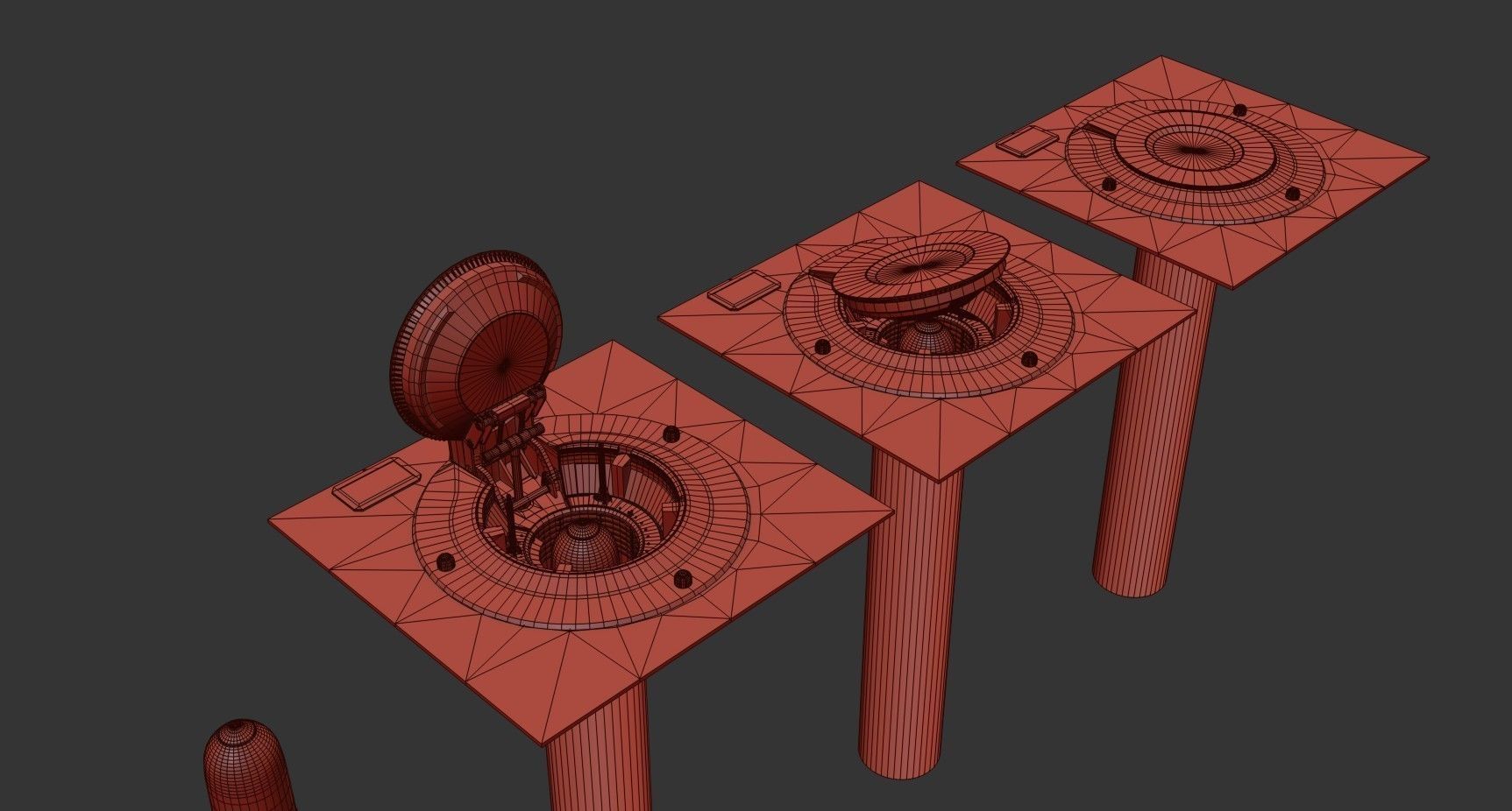 3D model Missile Silo With Ballistic Missile VR / AR / low-poly | CGTrader