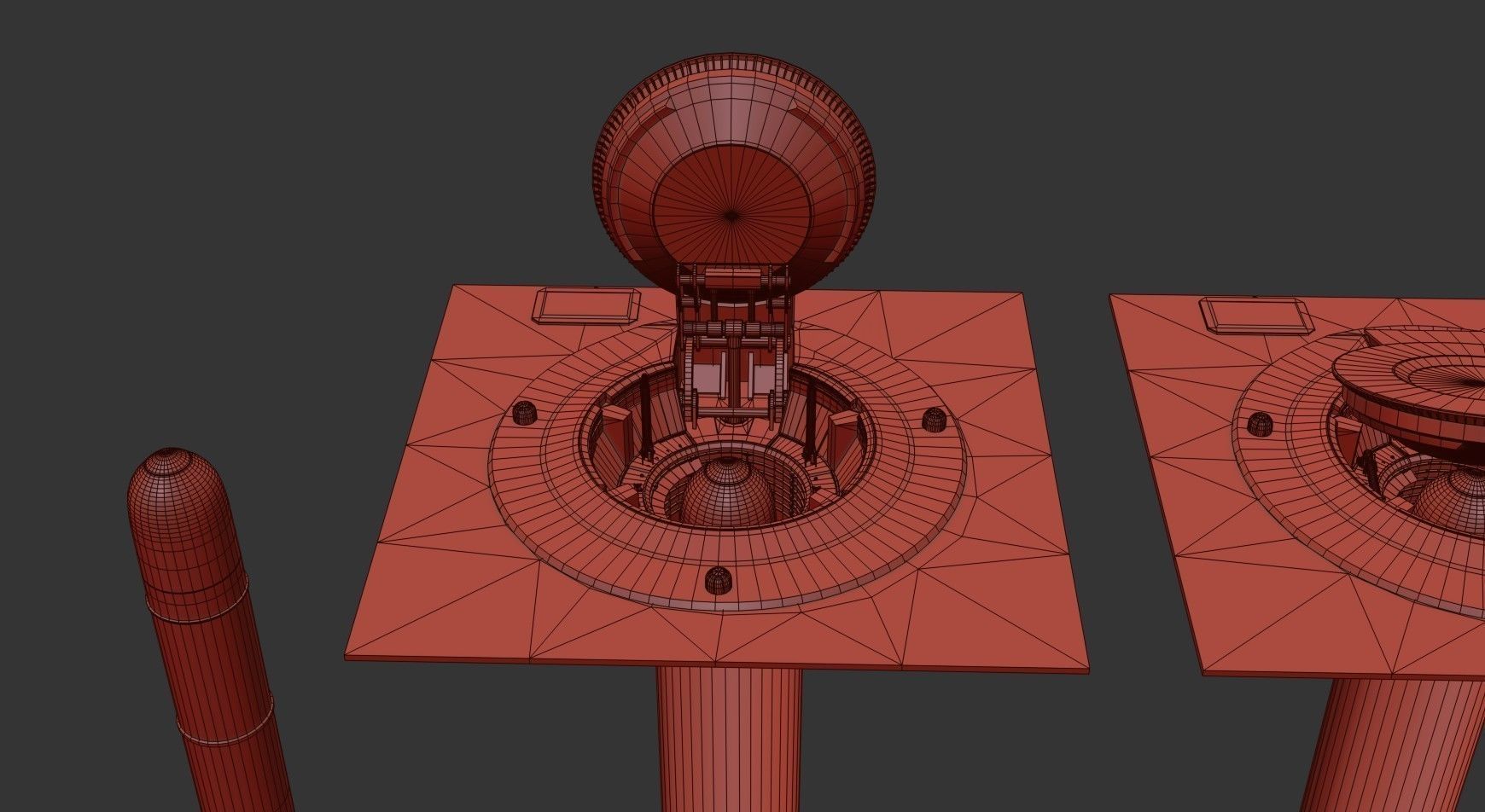 3D model Missile Silo With Ballistic Missile VR / AR / low-poly | CGTrader