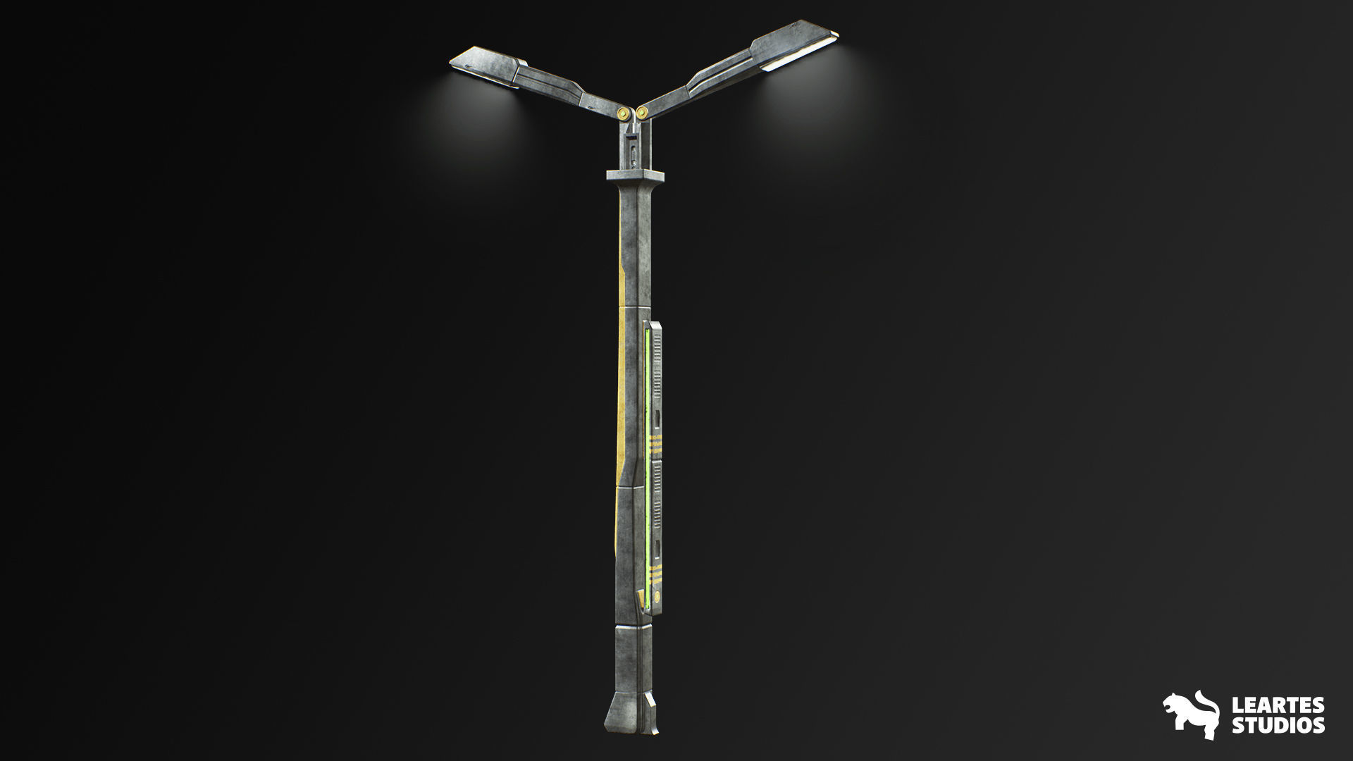 Cyberpunk Street Lights 3D model | CGTrader