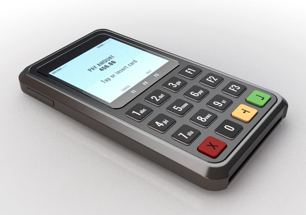 Card Machine POS 3D model | CGTrader