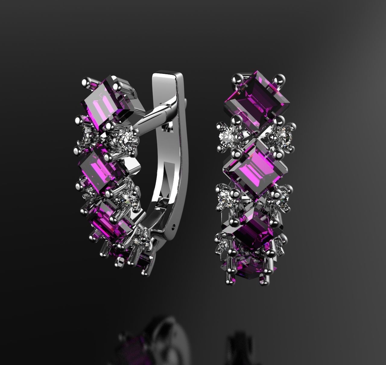 set diamond severity 3D model 3D printable | CGTrader