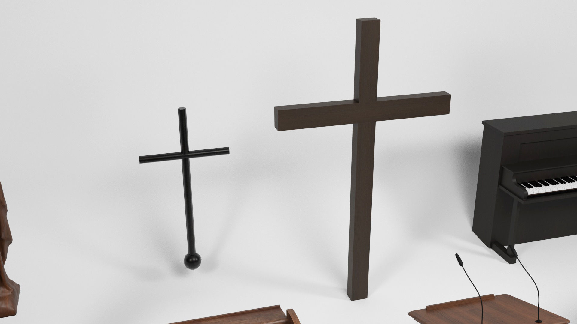3D model Church Props VR / AR / low-poly | CGTrader