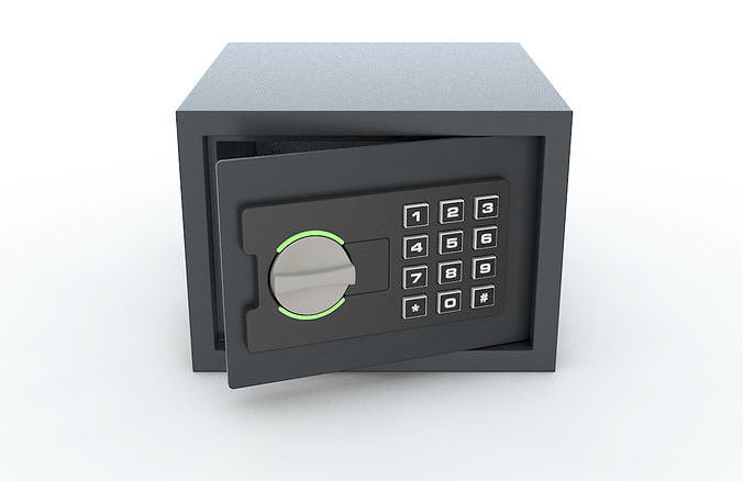 Digital Wall Safe 3D model | CGTrader