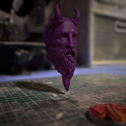 Mimir from GoW 3D model 3D printable | CGTrader