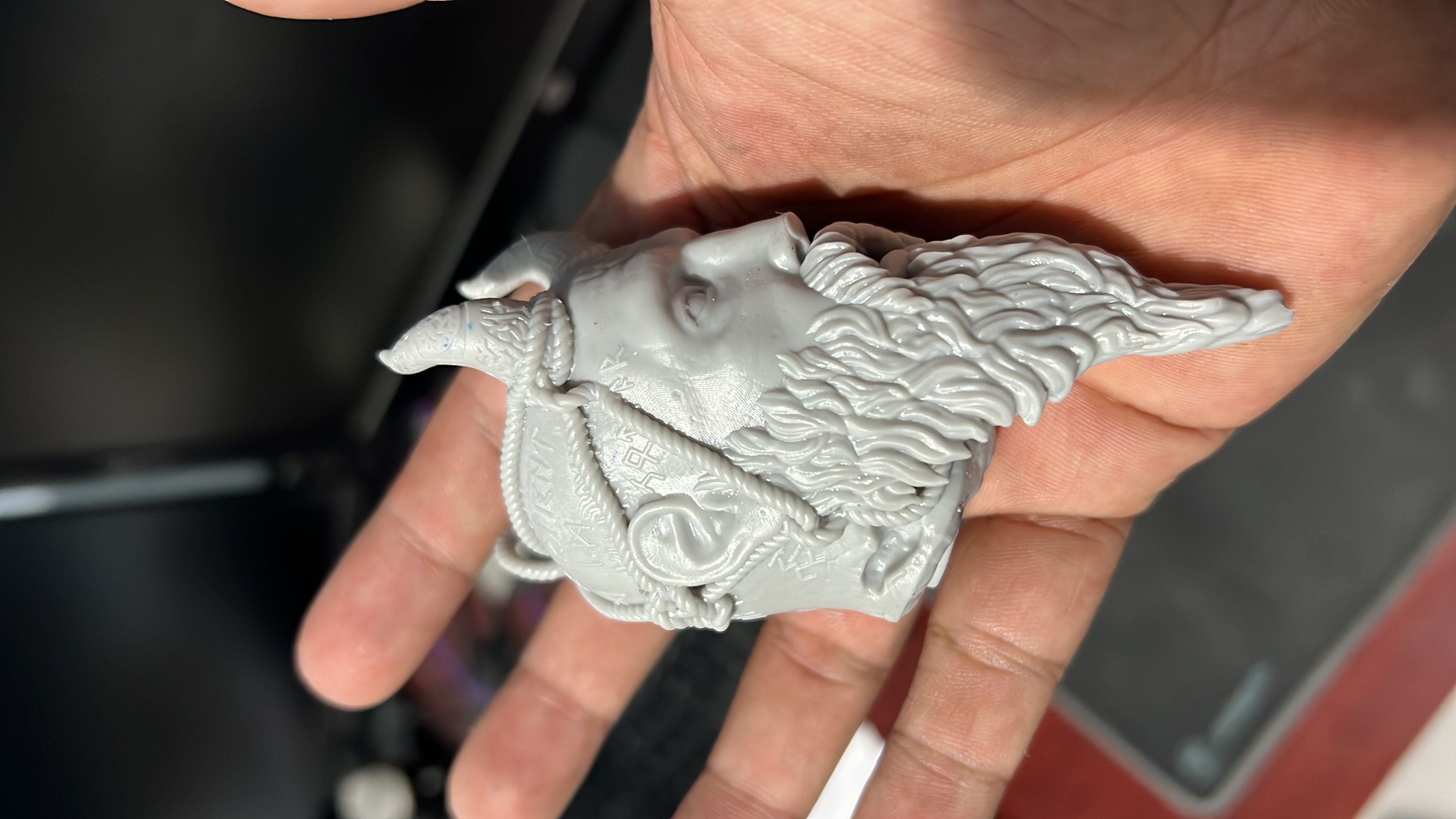 Mimir from GoW 3D model 3D printable | CGTrader