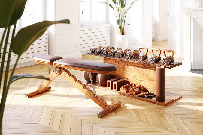 Luxury exercise kit 3D model | CGTrader