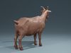 Standing Goat realistic farmanimal for printing Diorama 3D model 3D ...