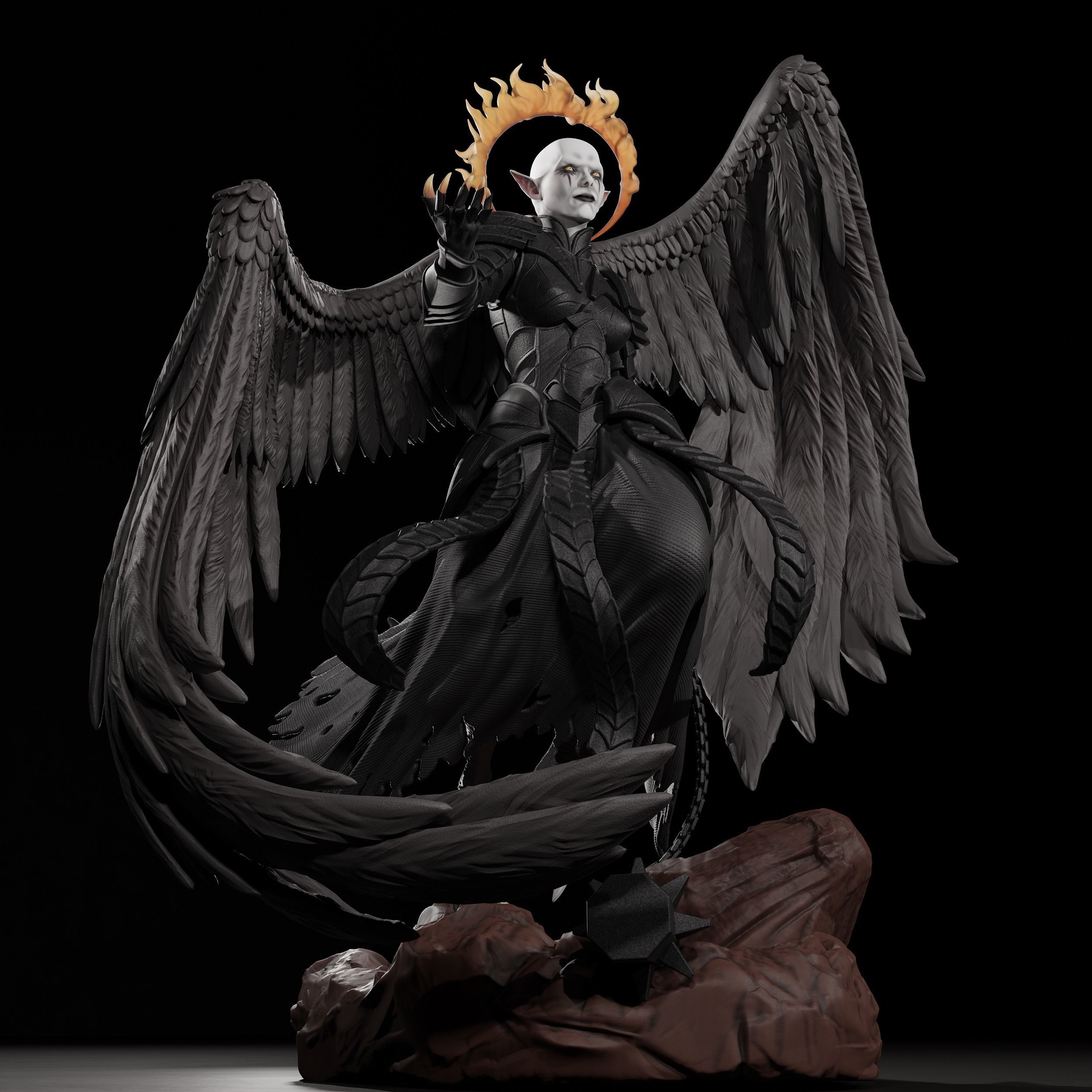 Zariel - DnD 3D model 3D printable | CGTrader