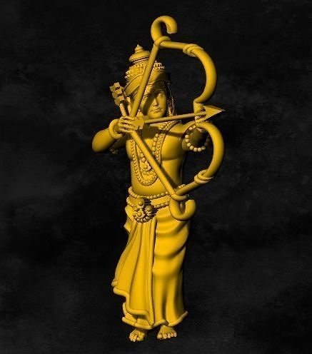 ramudu locket 3D model 3D printable | CGTrader