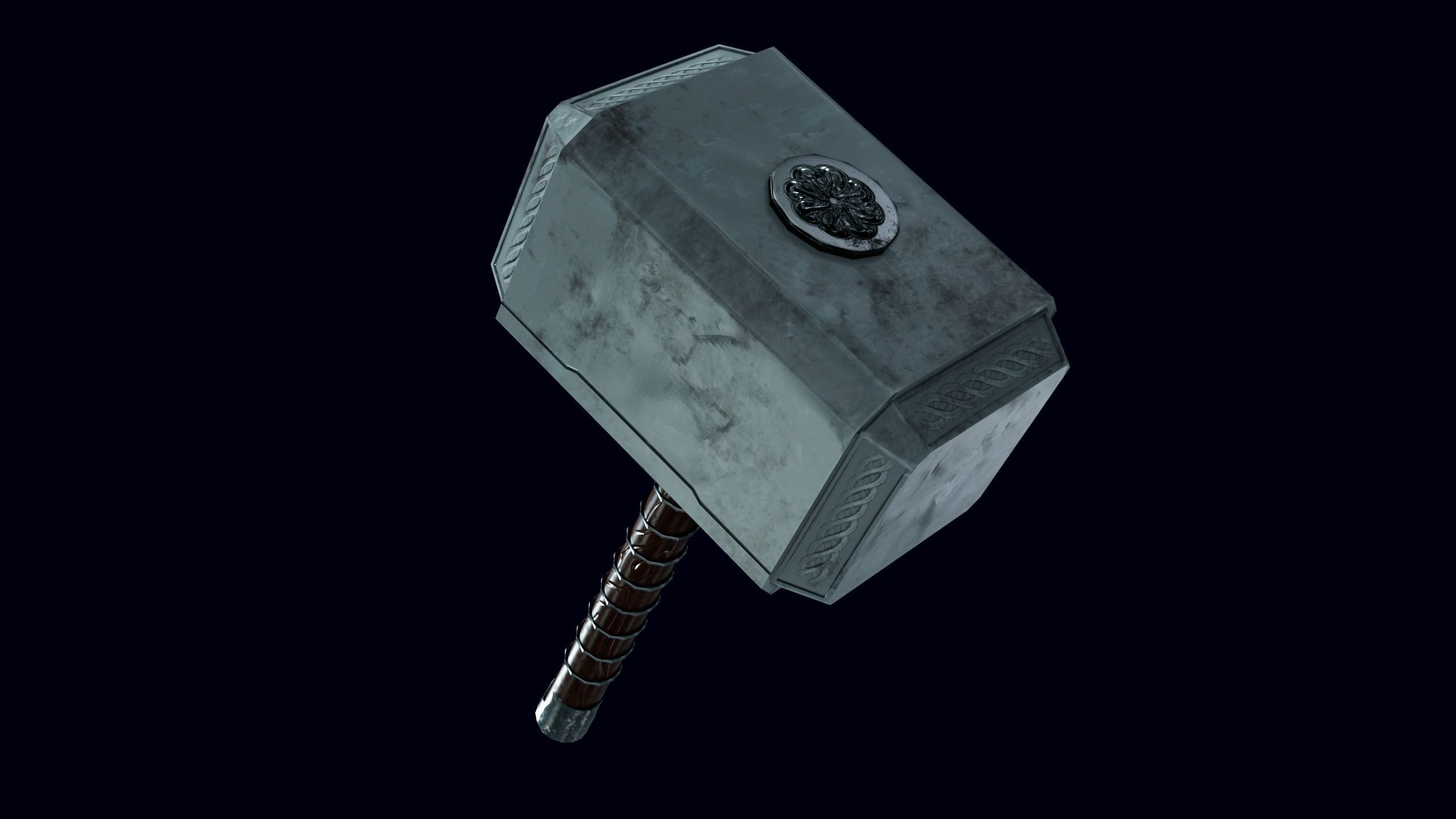 Mjolnir Hammer free VR / AR / low-poly 3D model | CGTrader