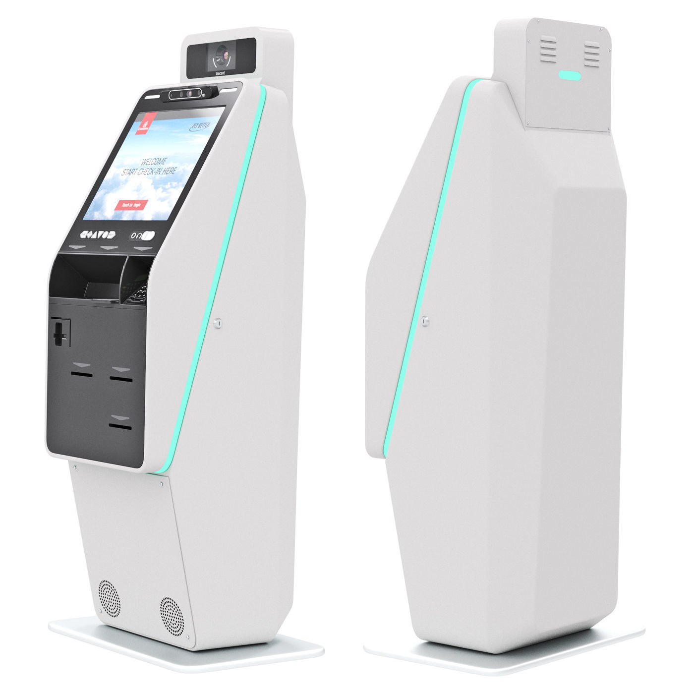 Self-service kiosk Consulta 130 3D model | CGTrader