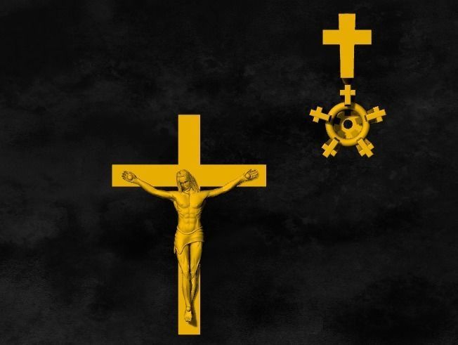 jesus locket 3D model 3D printable | CGTrader