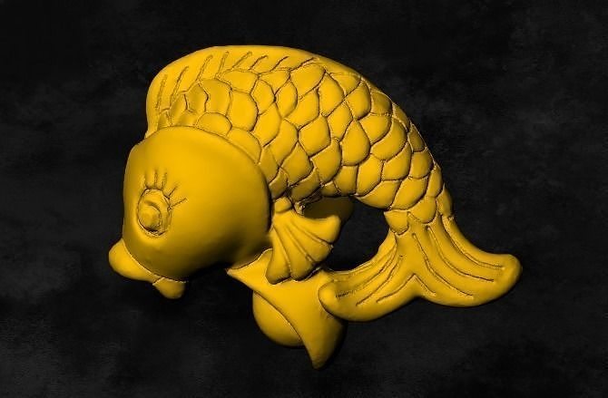 fish locket 3D model 3D printable | CGTrader