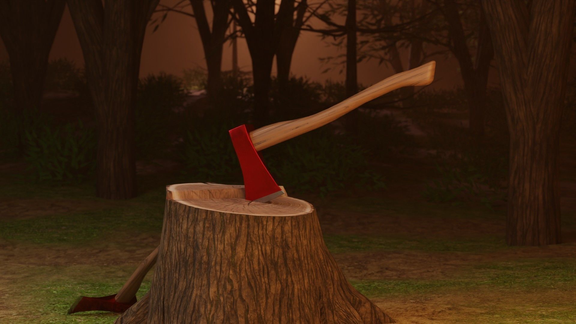 Forest Scene free 3D model | CGTrader