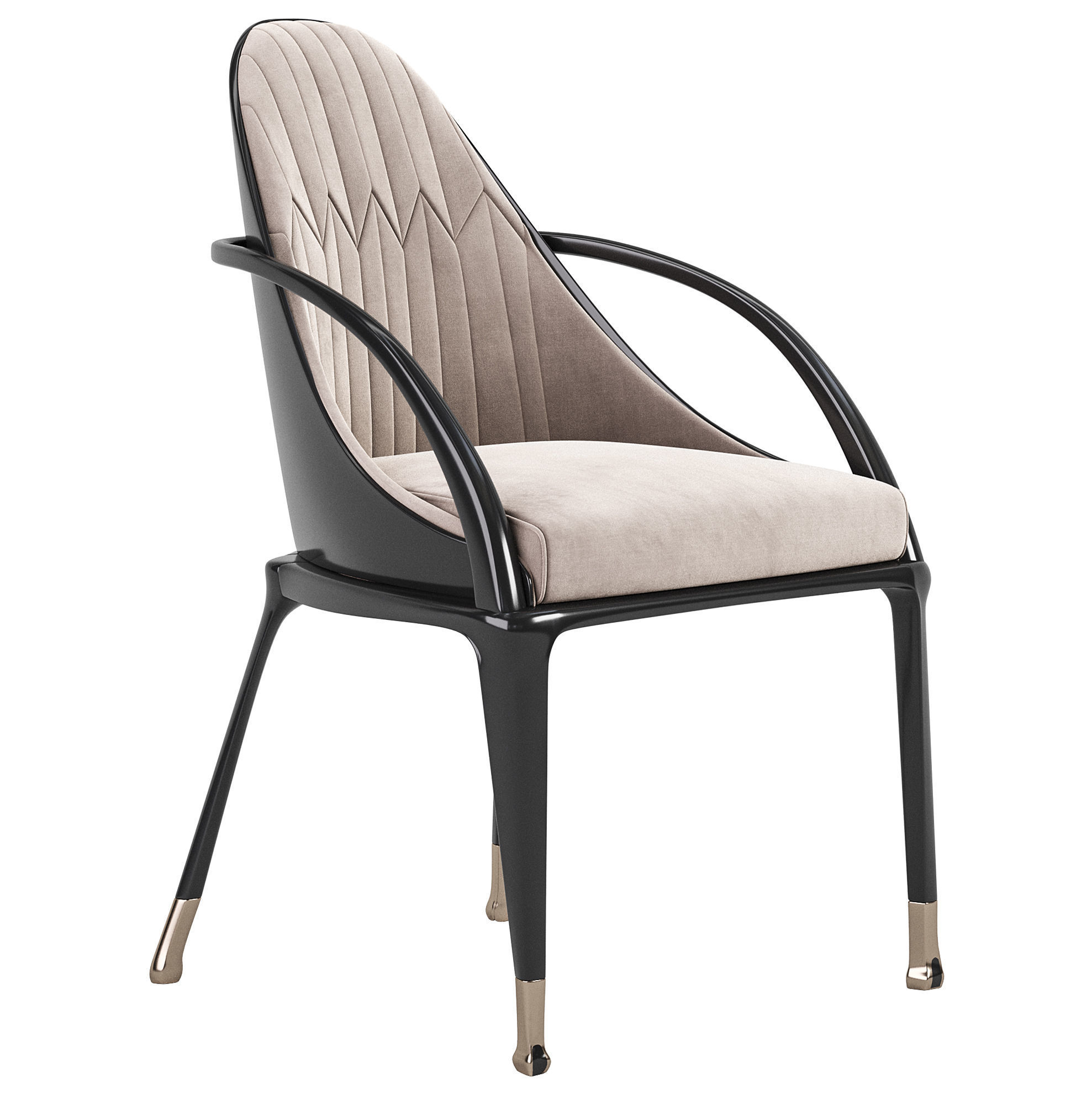 Jera Padded Chair by Visionnaire 3D model | CGTrader