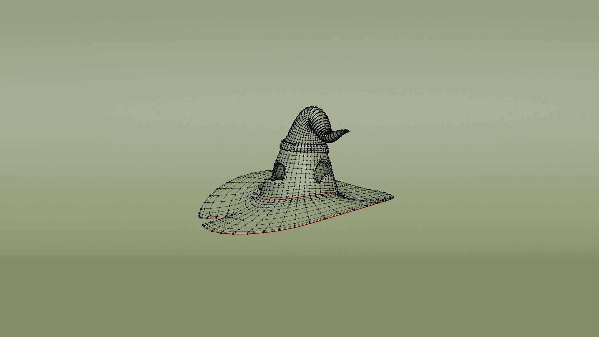 Witch fox 3D model rigged | CGTrader