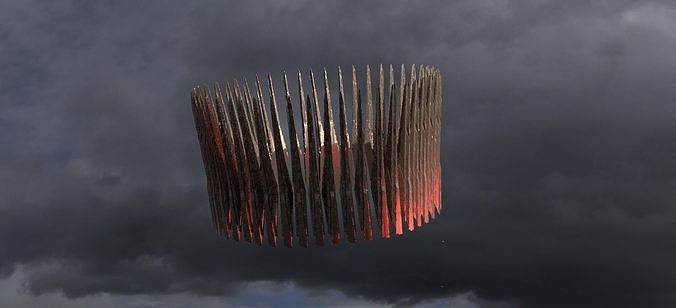 Spiked Vortex Crown 1 3D model | CGTrader