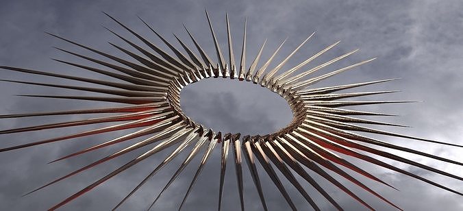 Angel Vortex Sun 1 3D model | CGTrader