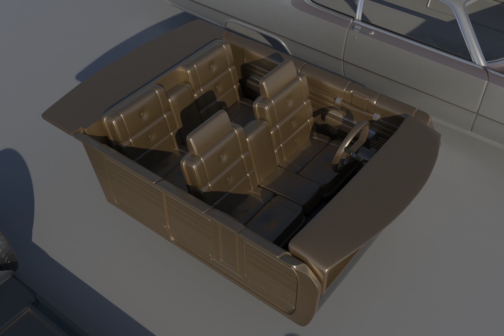 Chrysler 300 - 1970 3D model 3D printable | CGTrader