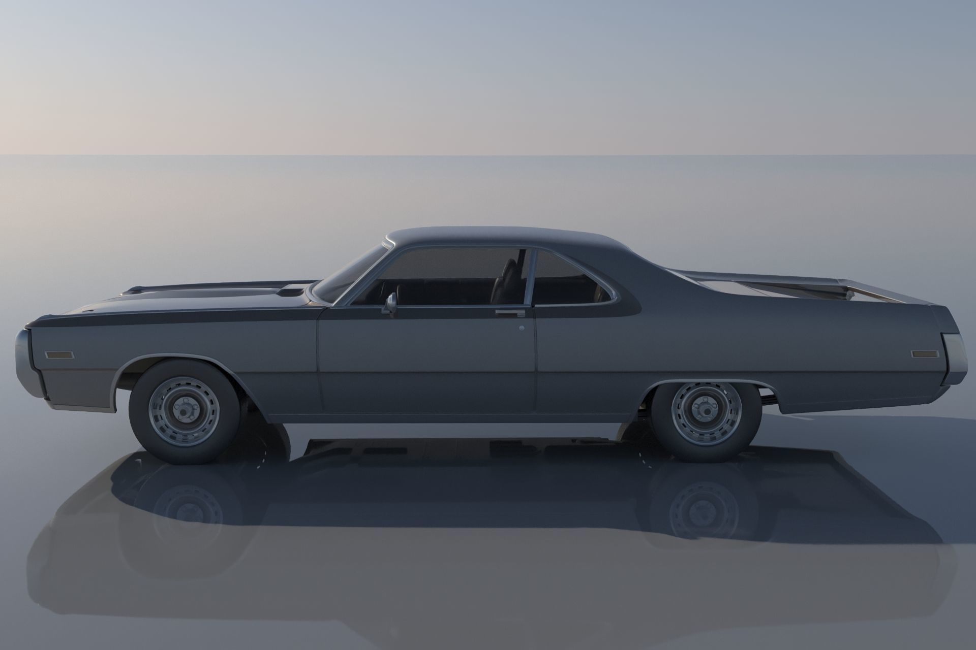 Chrysler 300 - 1970 3D model 3D printable | CGTrader