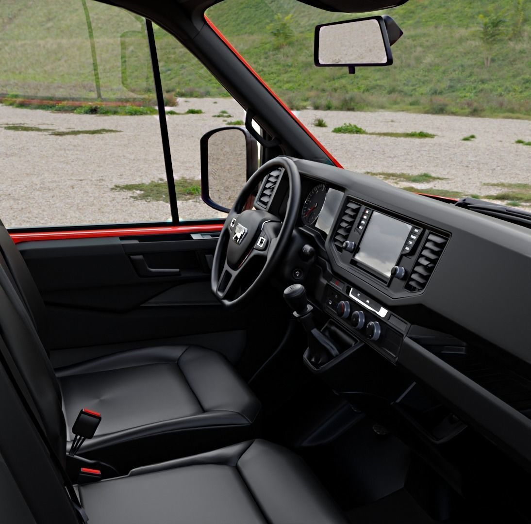 MAN TGE Low Roof Single Cab 3D model | CGTrader