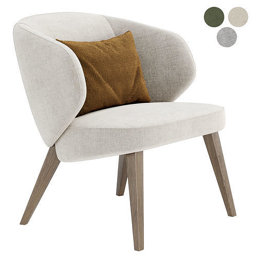 BACK ME UP LOUNGE armchair 3D model | CGTrader
