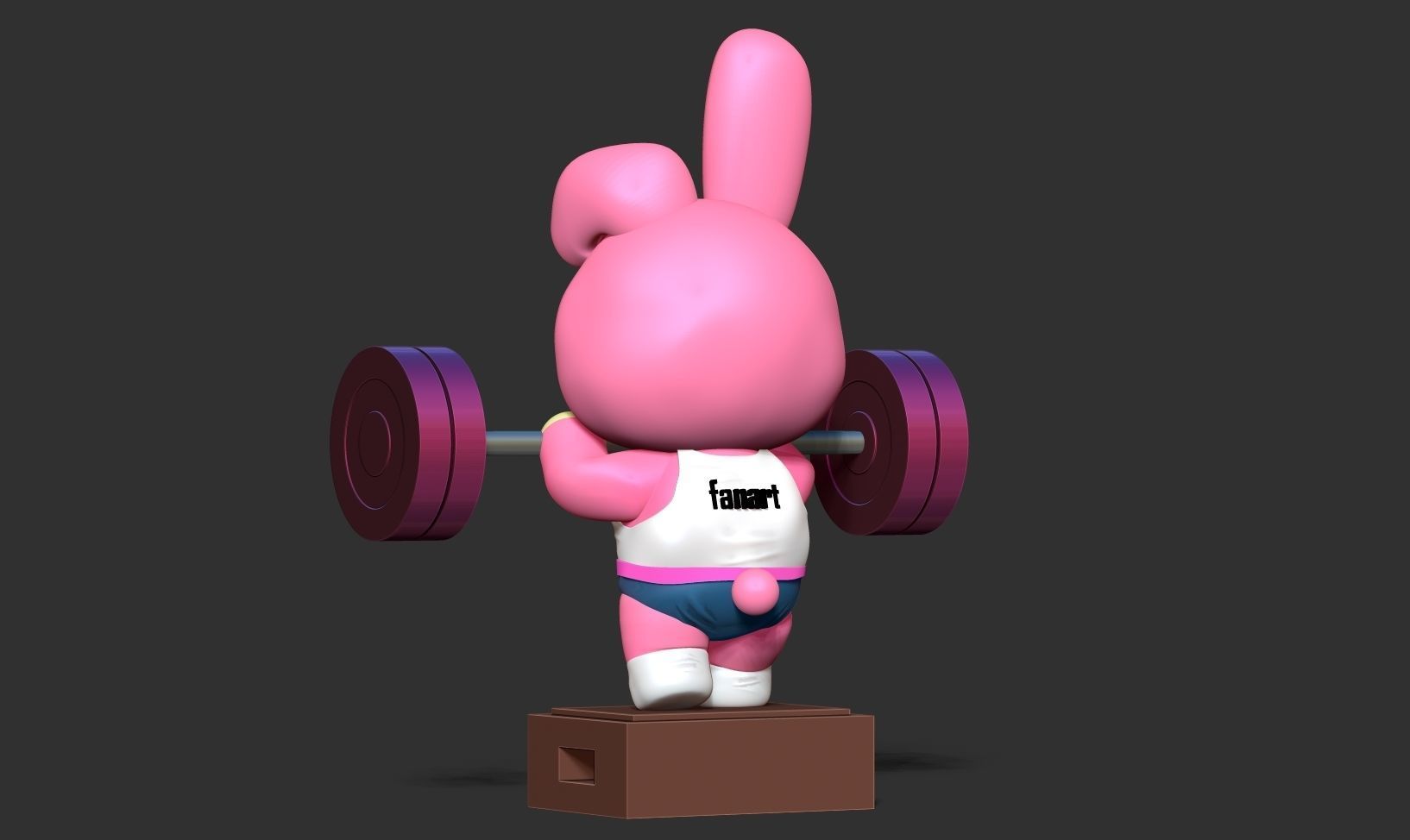 Cooky - BT21 Fanart free 3D model 3D printable | CGTrader