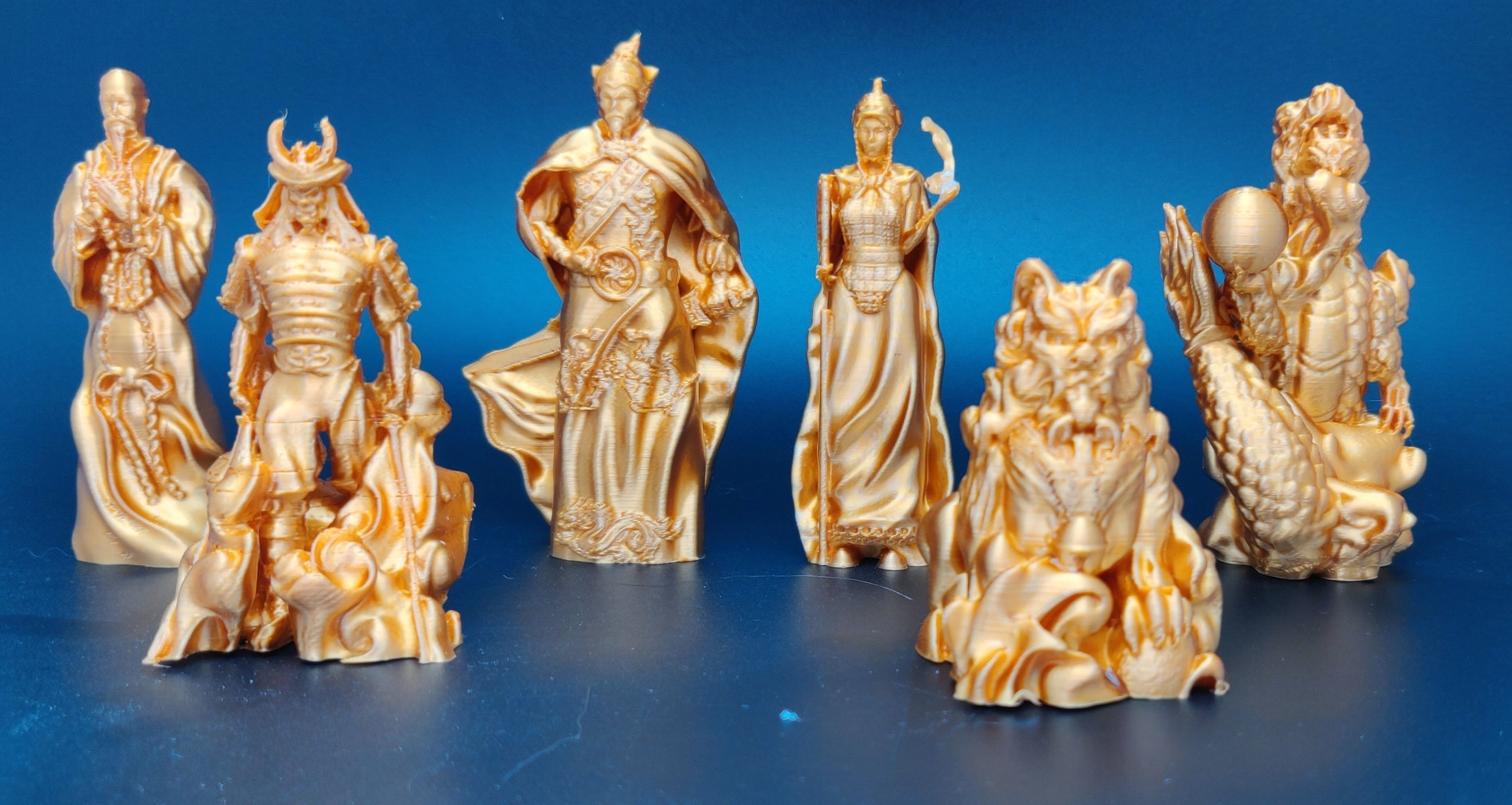 Chinese themed complete Chess 3D model 3D printable | CGTrader