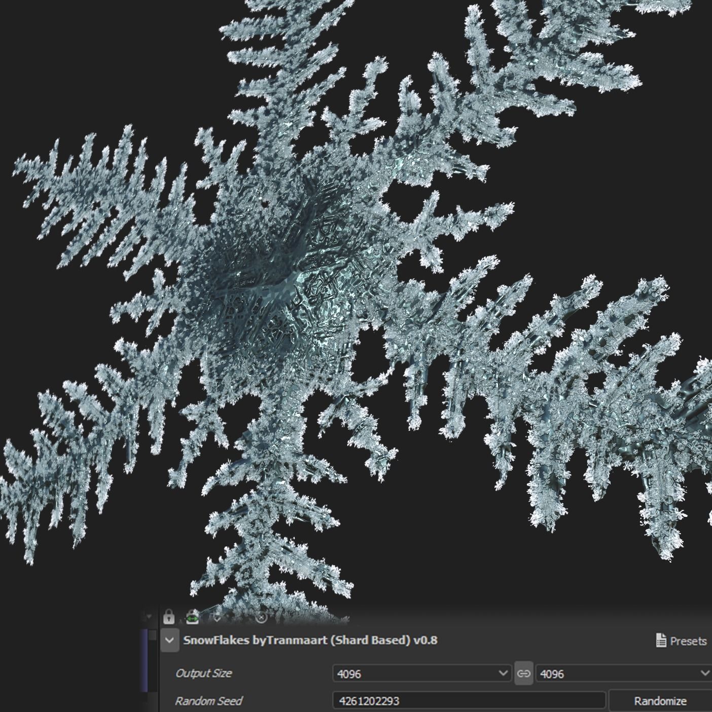 Snowflake Material Generator v08 Shard Based Texture | CGTrader