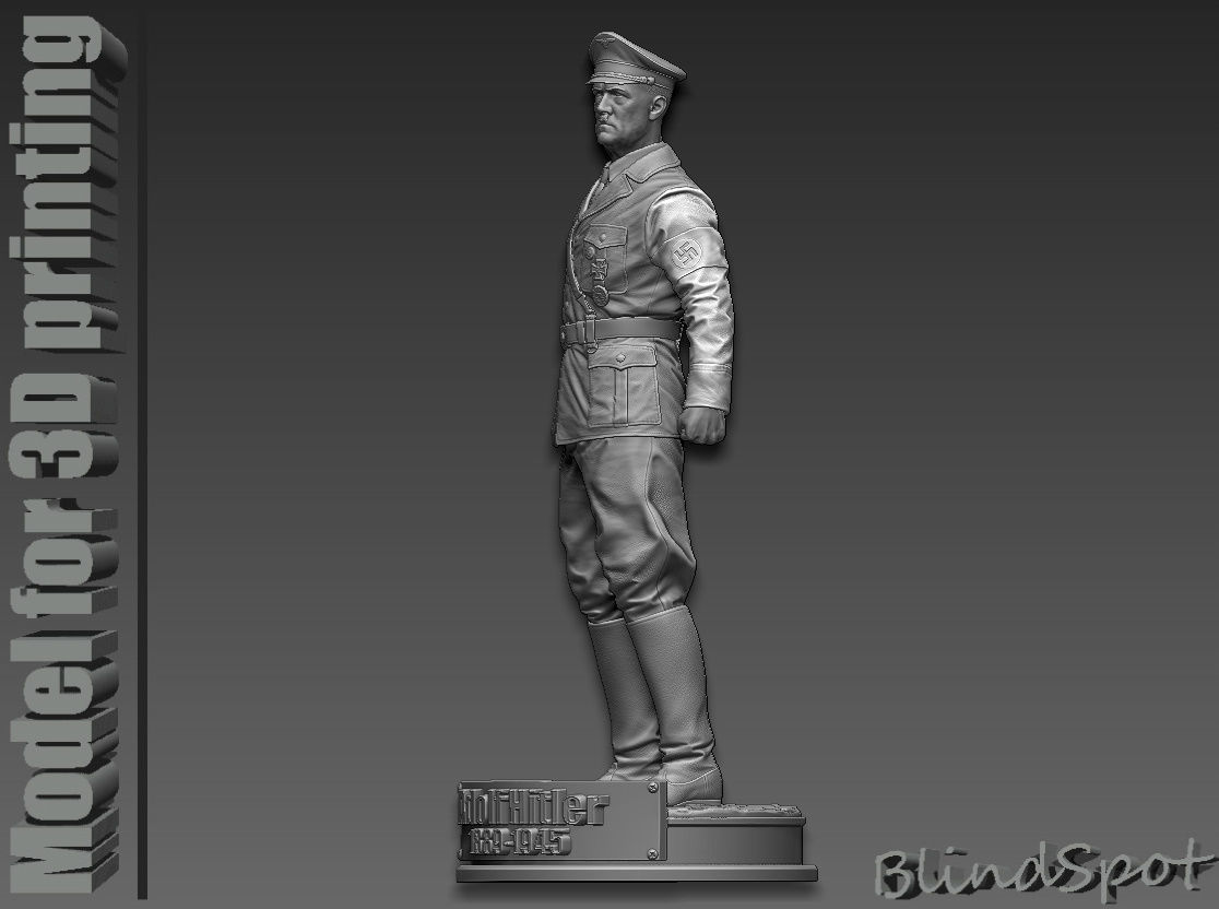 Adolf Hitler 3D model 3D printable | CGTrader
