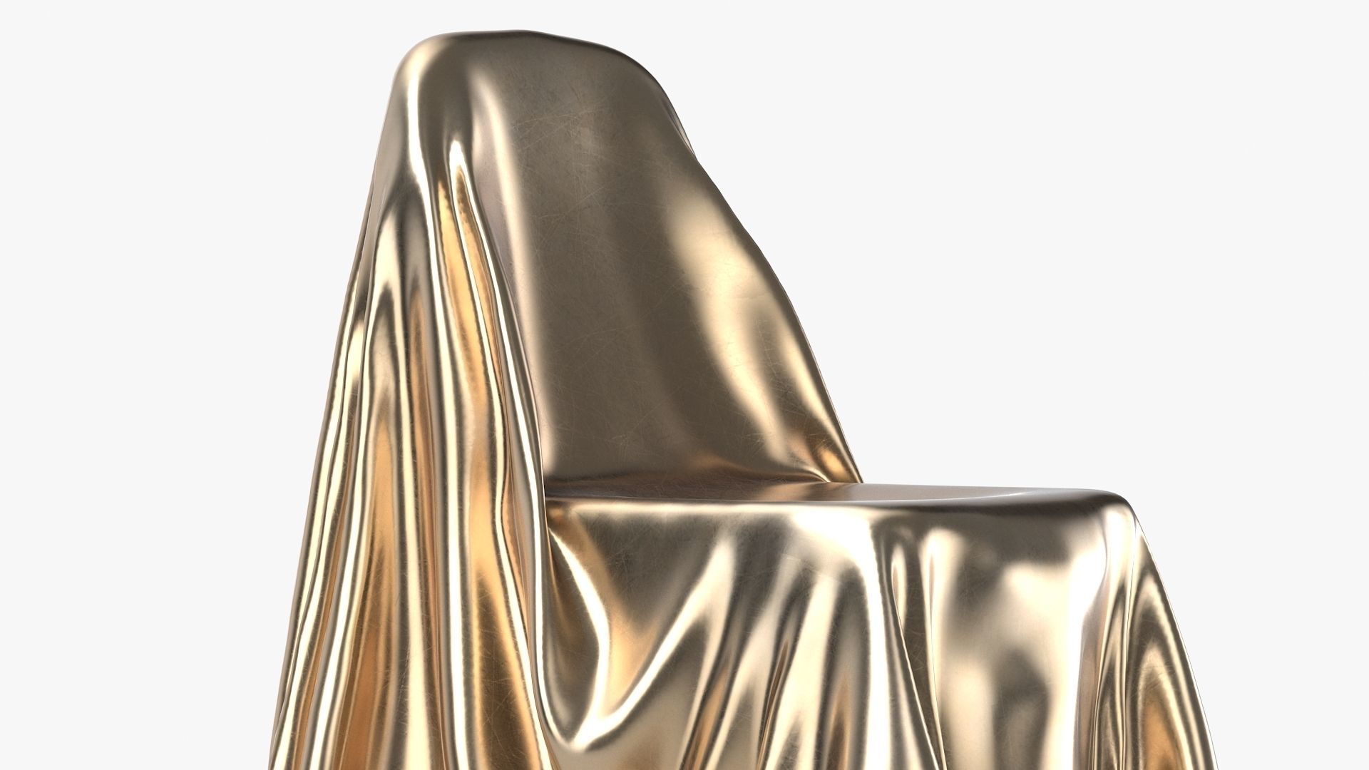 Kelly Wearstler Superluxe Calia Draped Chair 3D model | CGTrader