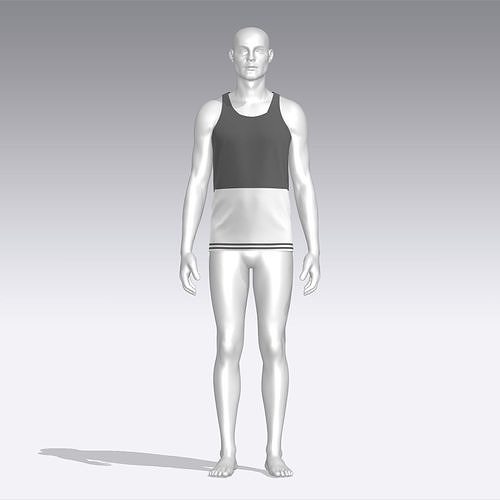 3D model Tank Top VR / AR / low-poly | CGTrader