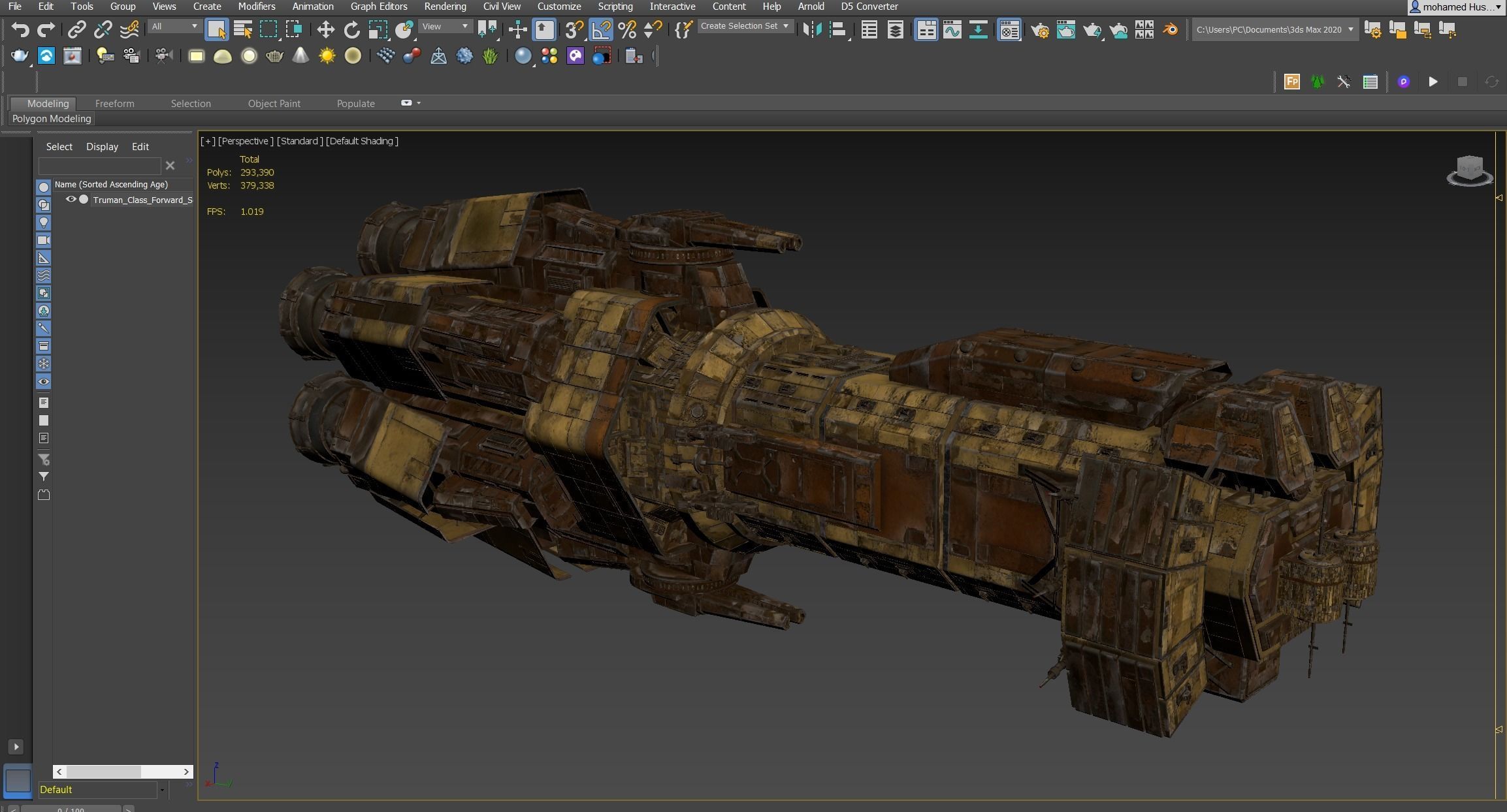 47Truman Class 3D model | CGTrader