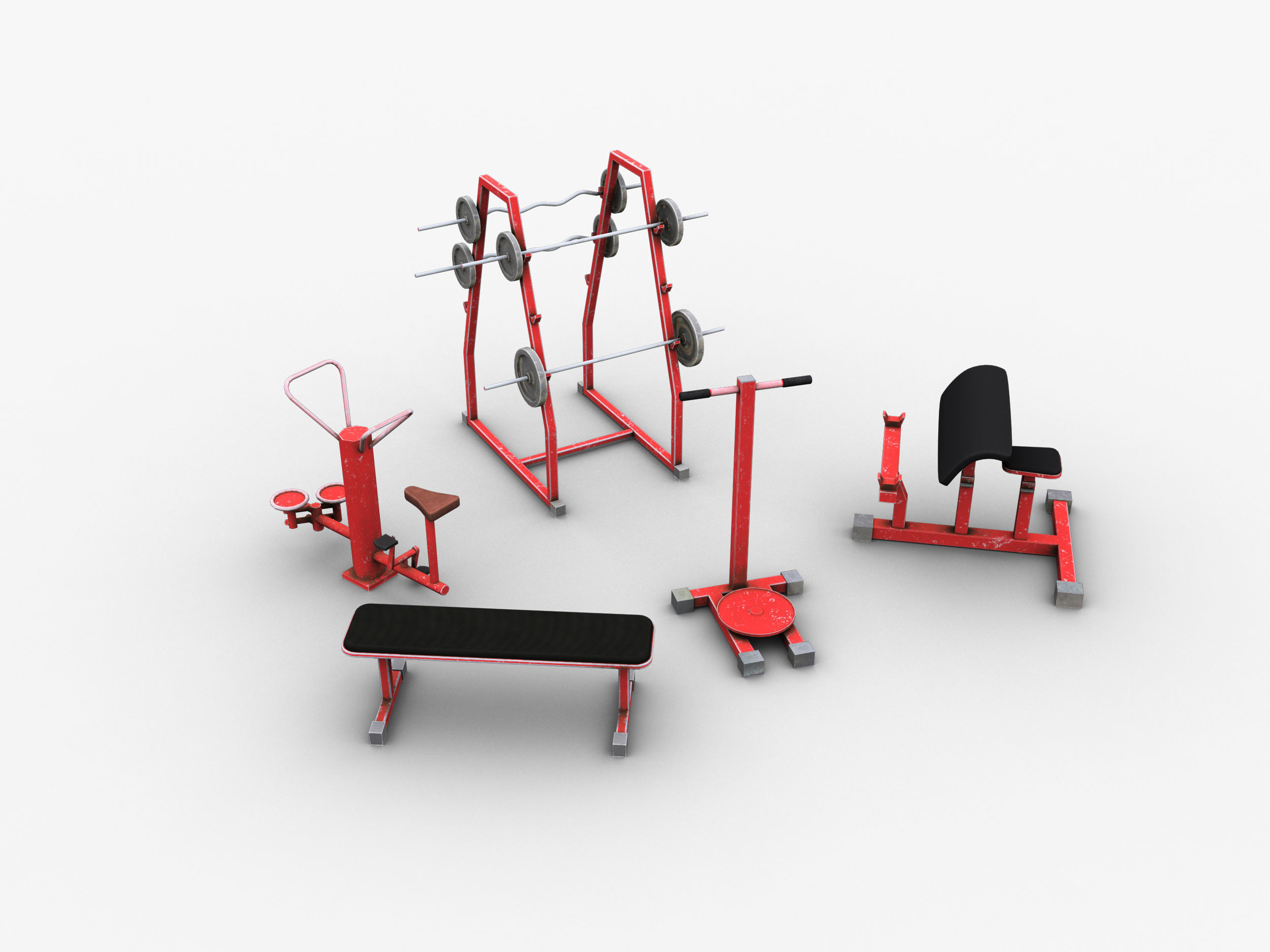 3D model Gym Machine Objects VR / AR / low-poly | CGTrader
