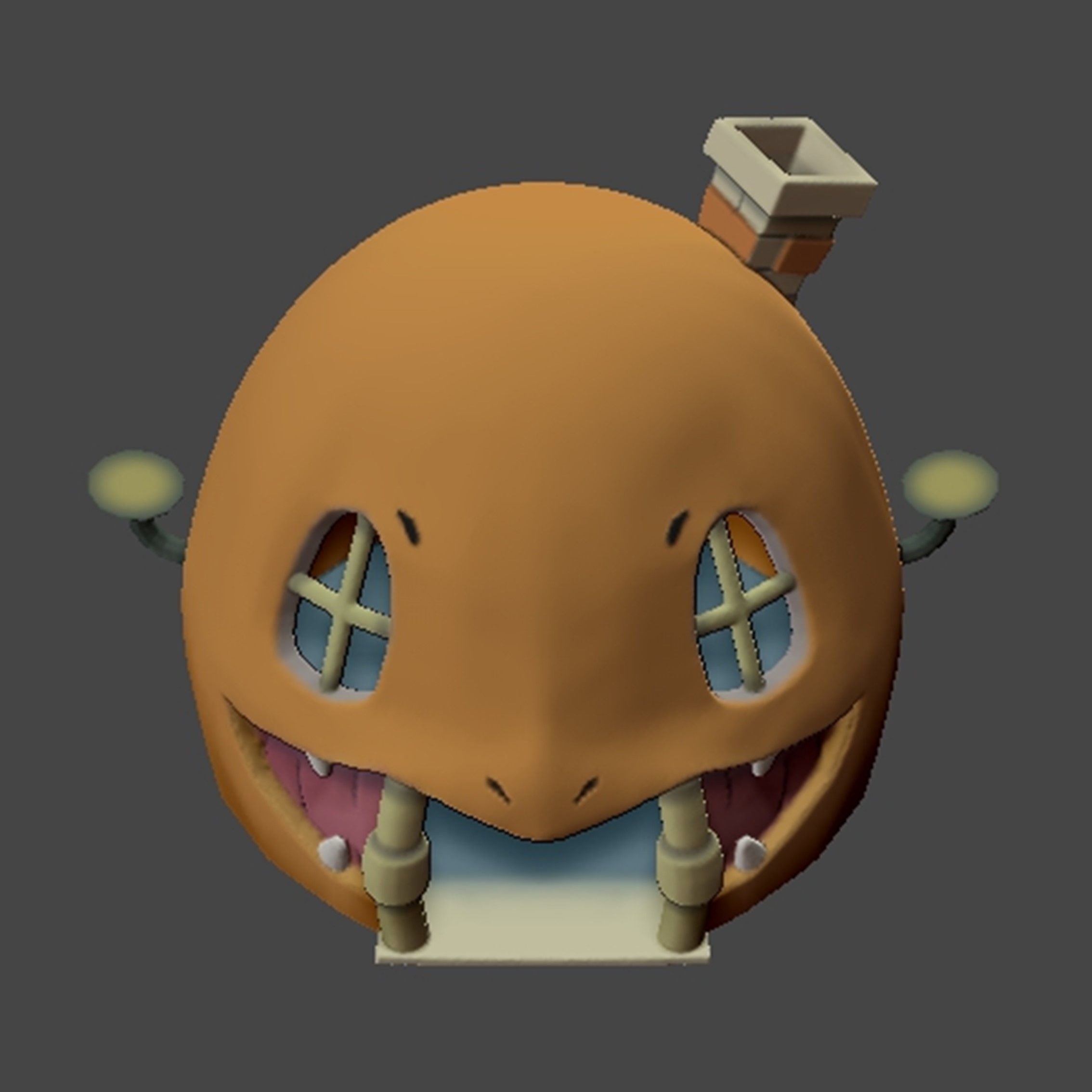 Pokemon Charmander House 3D model 3D printable | CGTrader
