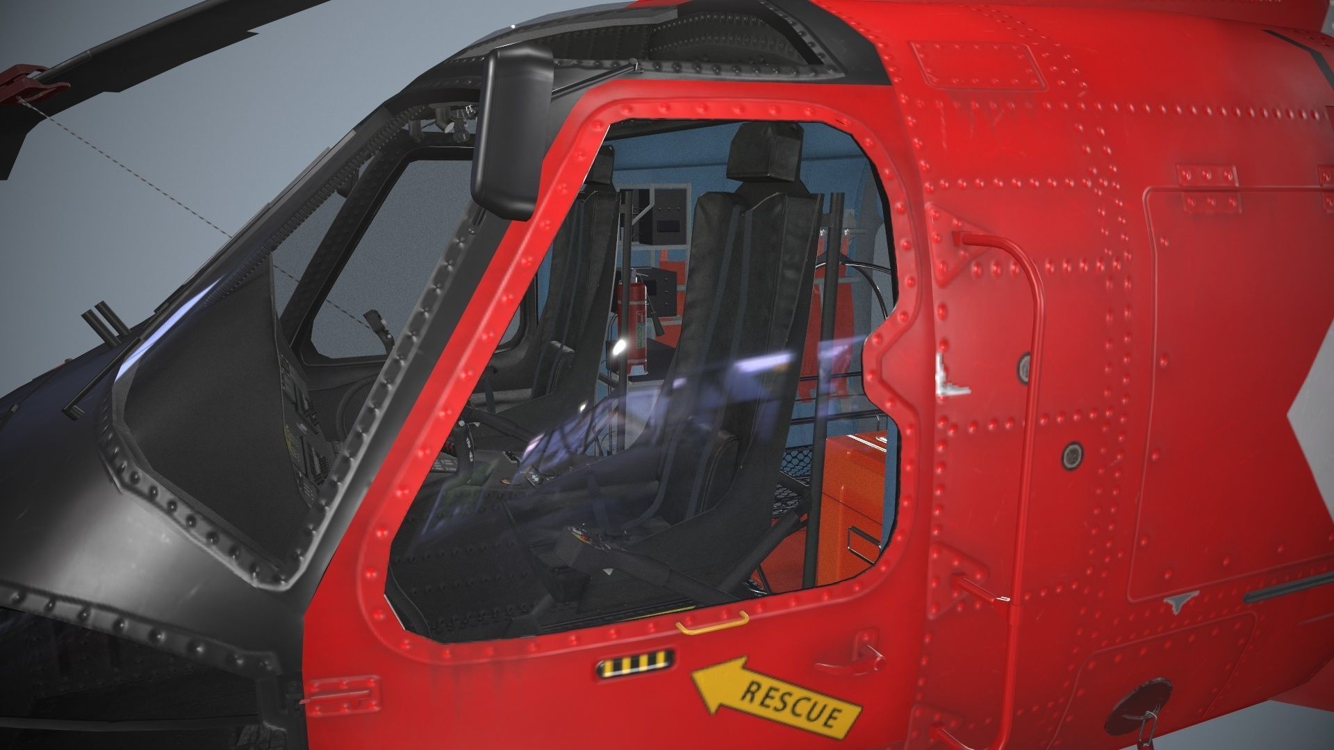 3D model Sikorsky MH-60J Jay Hawk Static VR / AR / low-poly | CGTrader